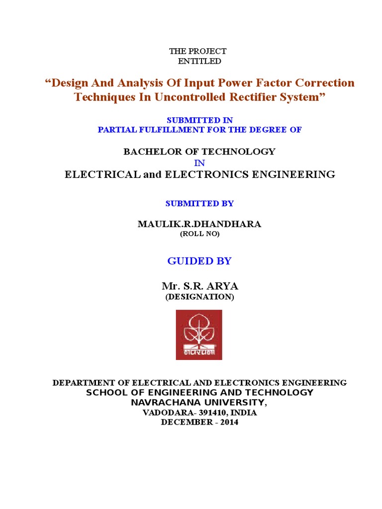 Design and Analysis of a Voltage Dips and Short Interruption Immunity ...