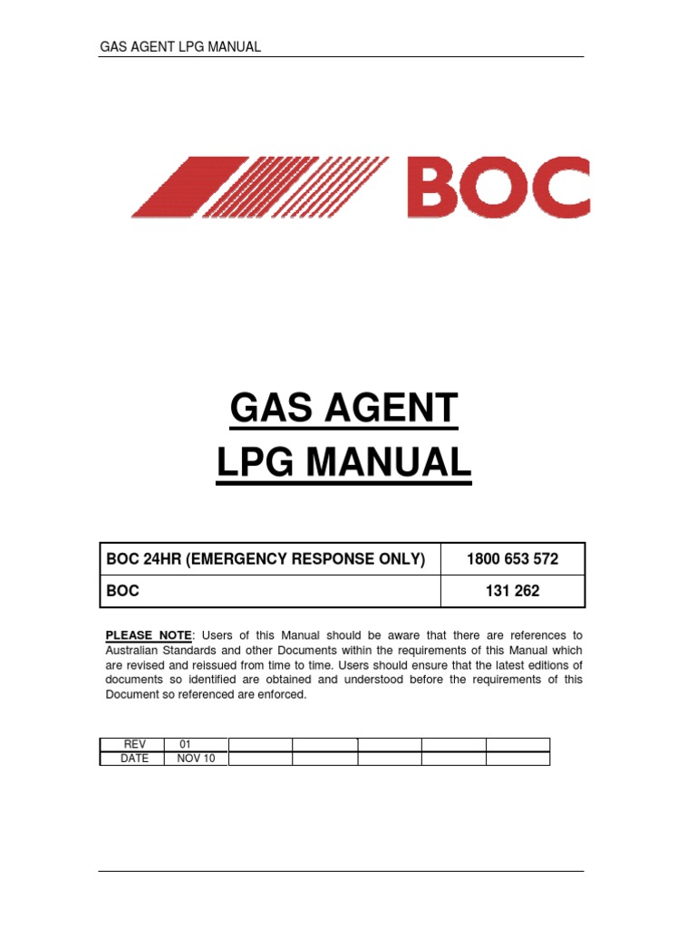 QLD LPG Manual | PDF | Liquefied Petroleum Gas | Propane
