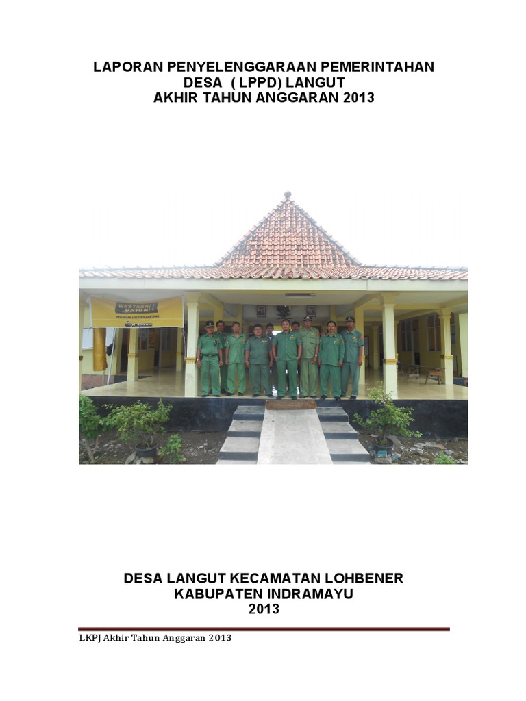 LPPD Desa Langut 2013 | PDF | Ilmu Sosial