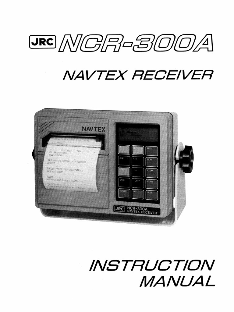 JRC NCR 300a PDF | PDF