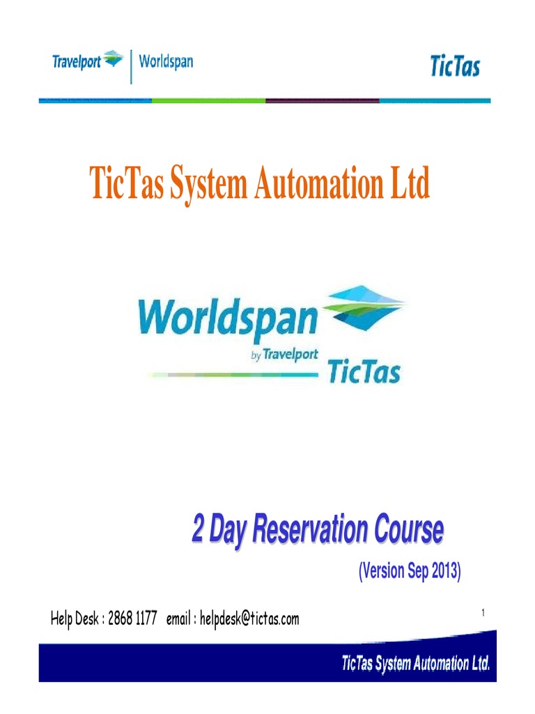 Worldspan User Manual PDF | PDF | Aviation | Service Industries