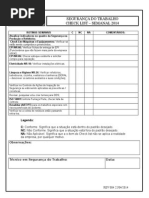 Modelo Check List Refrigeração | PDF | Refrigeração | Engenharia Civil