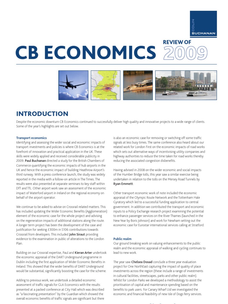 Economics - Review 2009 | PDF | Transport Economics | Economics