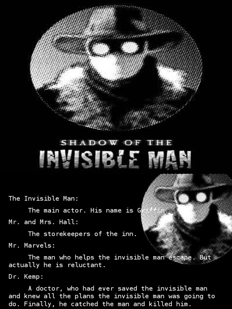 Based On Invisible Man | PDF | The Invisible Man