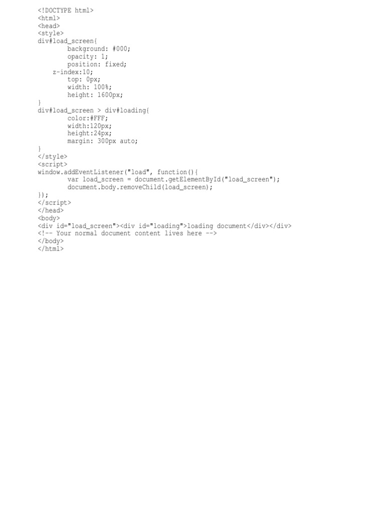 Loading Page | PDF