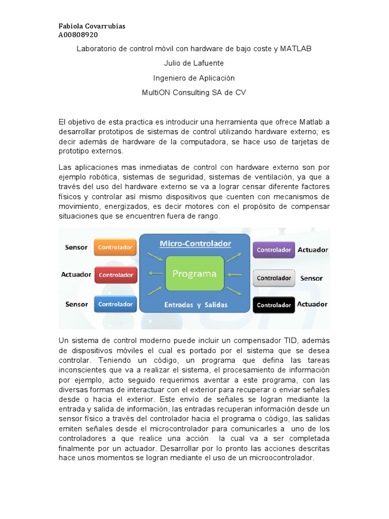 Conferencia Matlab Arduino | PDF | Arduino | Microcontrolador