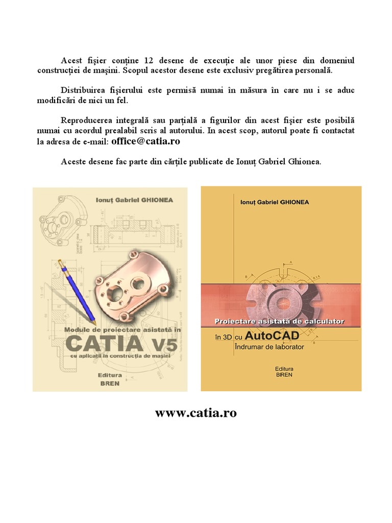 Desene de Executie Catia Proe 3d | PDF
