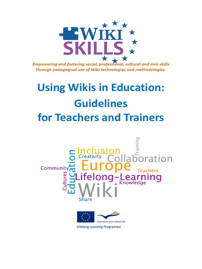 Using Wikis in Education: Guidelines For Teachers and Trainers | PDF ...