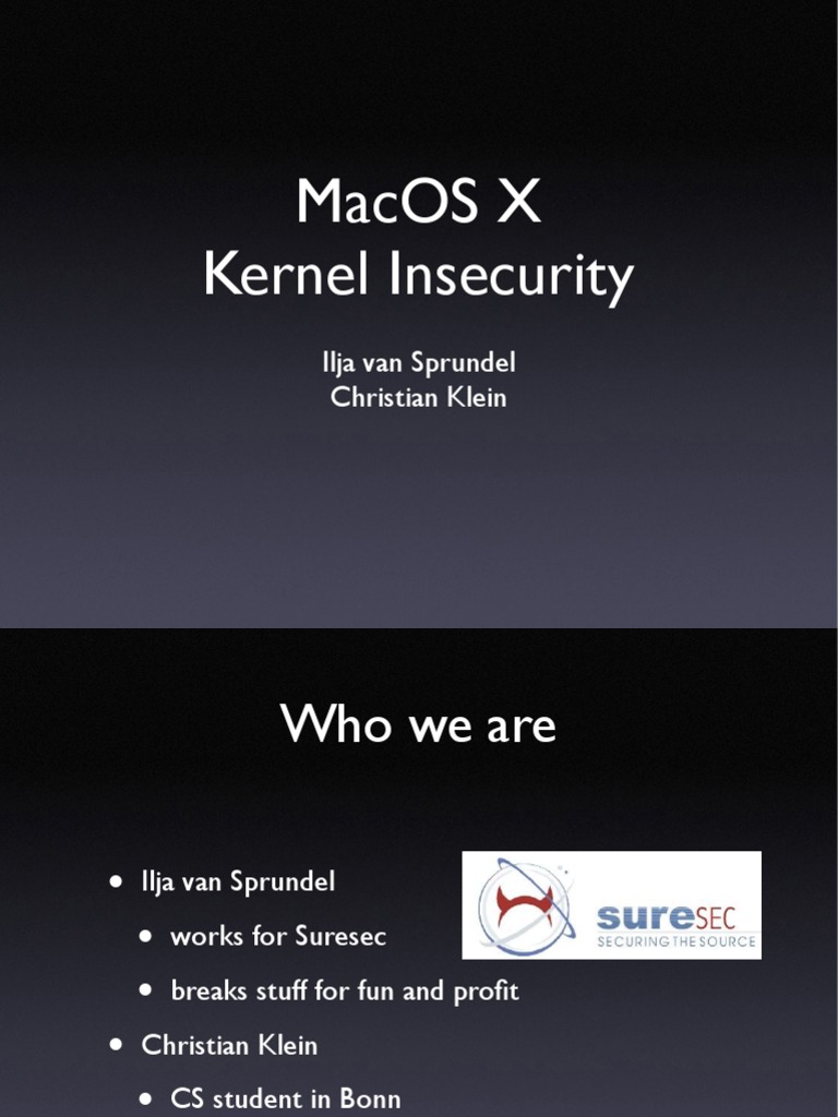 Macos Kernel in Security | PDF | Kernel (Operating System) | Computer Engineering