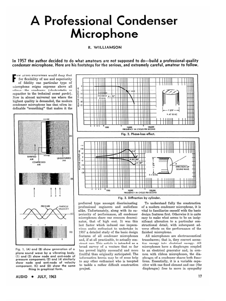 A Professional Condenser Microphone | PDF