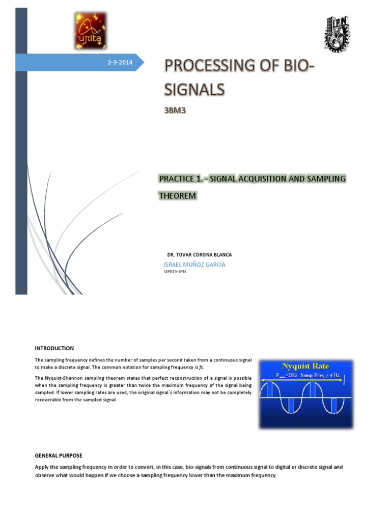 Sampling Theorem | PDF | Sampling (Signal Processing) | Signal (Electrical Engineering)