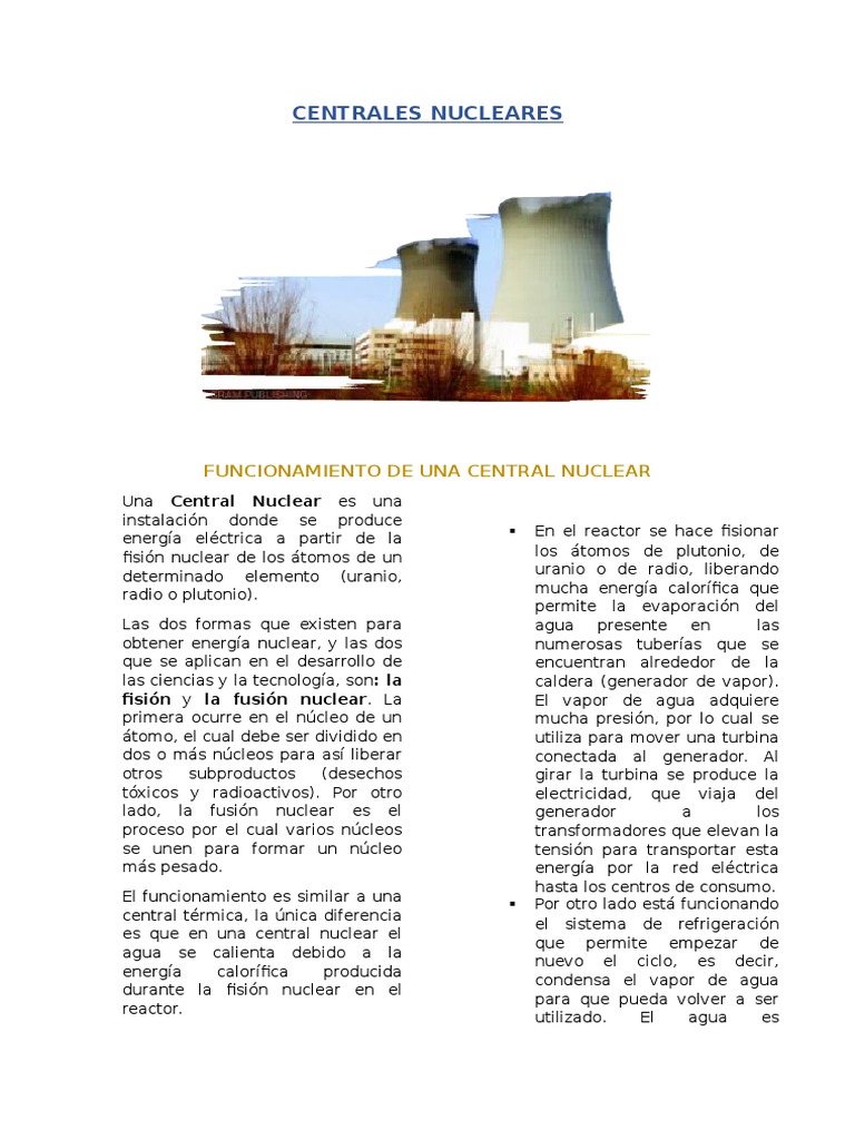 Presentación | PDF | Planta de energía nuclear | La energía nuclear