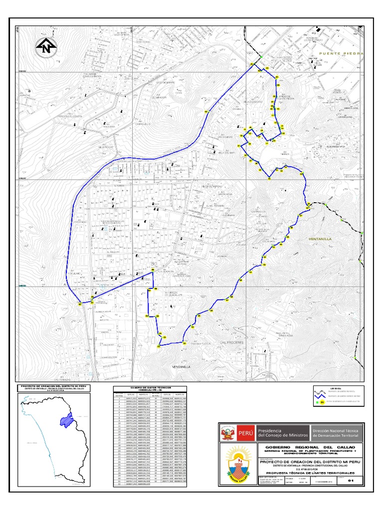 Mapa del Distrito Mi Perú en Ventanilla | PDF | Ciencia y matemáticas ...