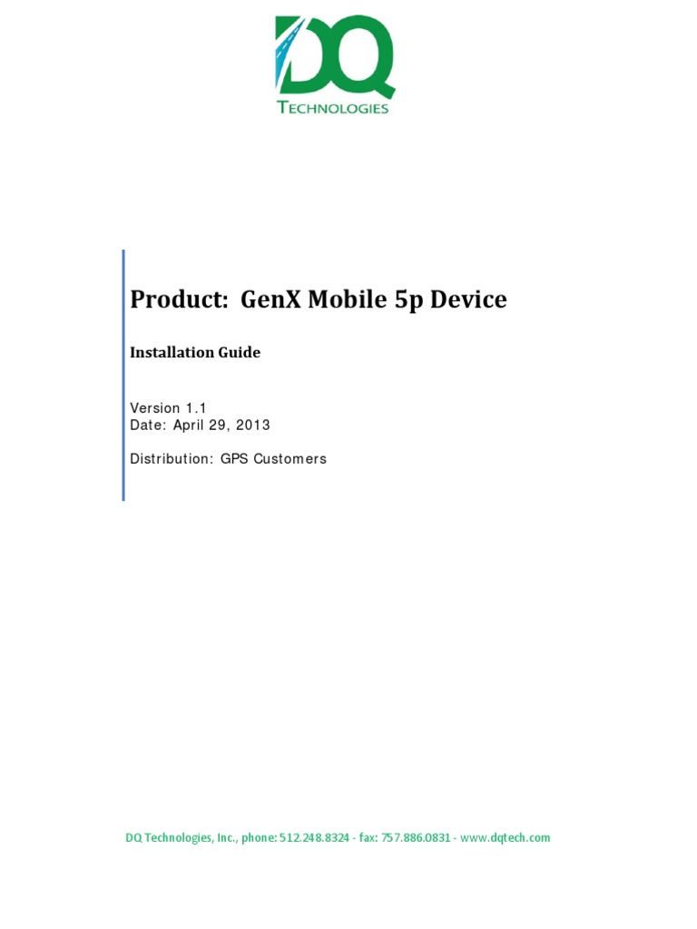 GenX Installation Guidev2 PDF | Download Free PDF | Fuse (Electrical ...