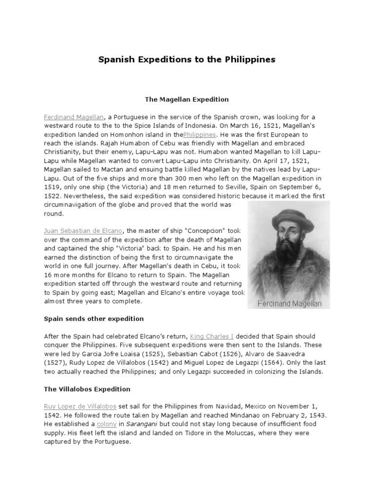 Spanish Expeditions To The Philippines | PDF | Corazon Aquino | Philippines