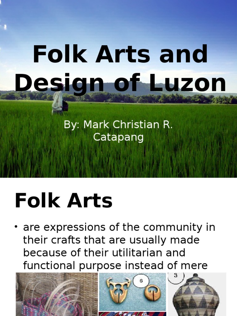 Luzon Folk Arts & Design Guide | PDF | Lifestyle