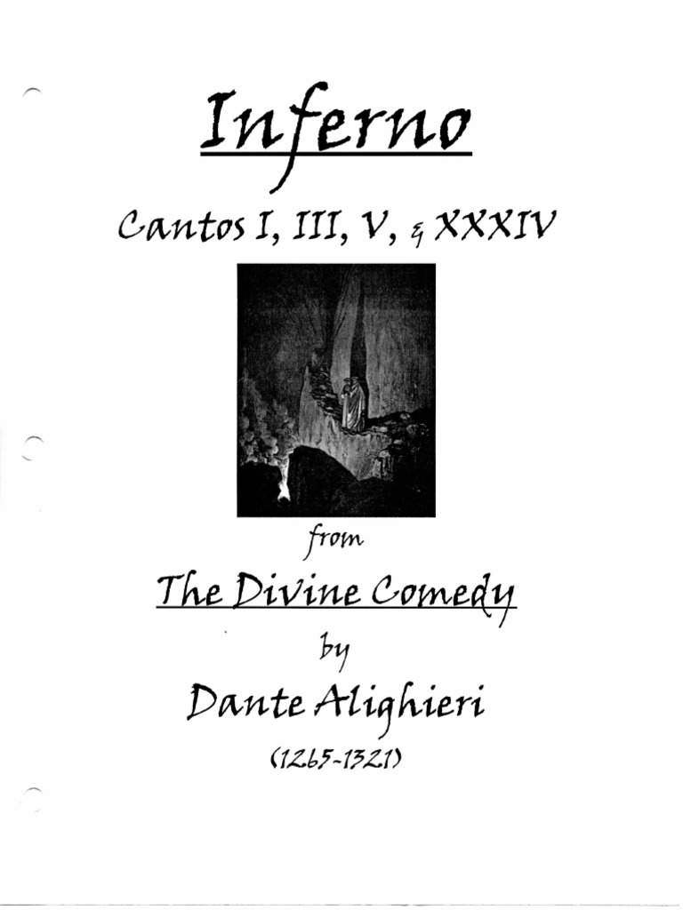 Inferno Intro & Canto 1 (Ciardi Translation) | PDF | Divine Comedy ...
