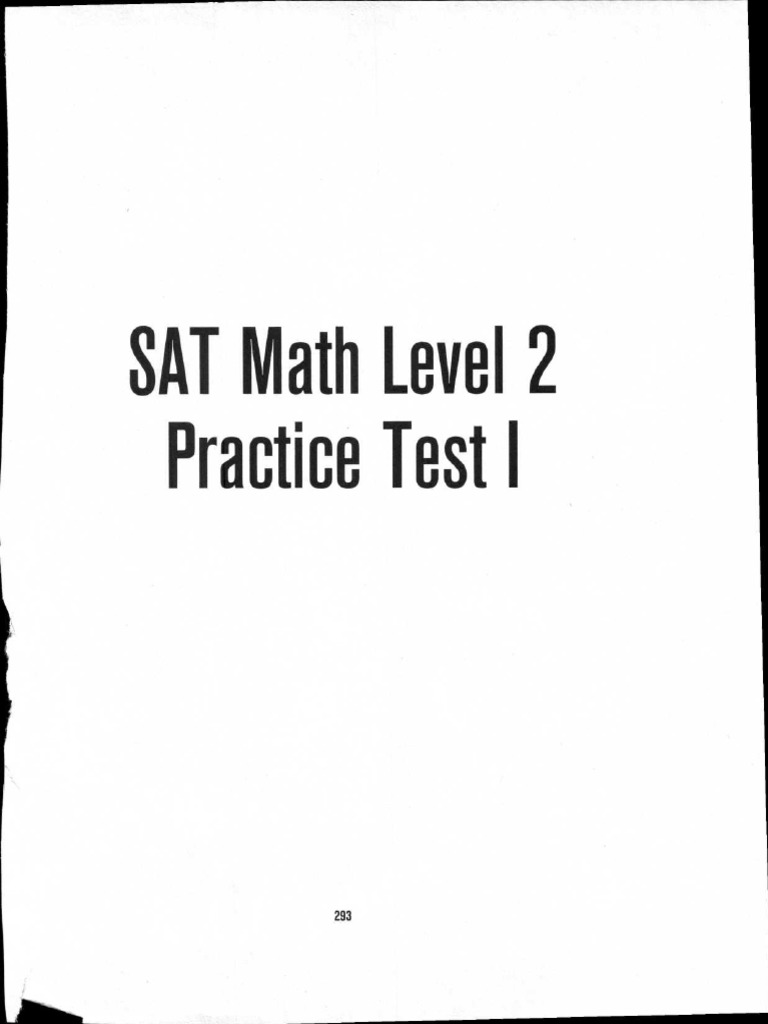 Sparks Math Level 2 Test 1 | Sat | Function (Mathematics) | Free 30-day ...