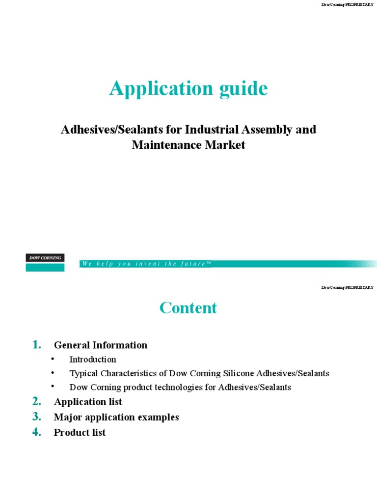 Asia Sealant Application Guide Final Version 9-29-04 | PDF | Silicone ...