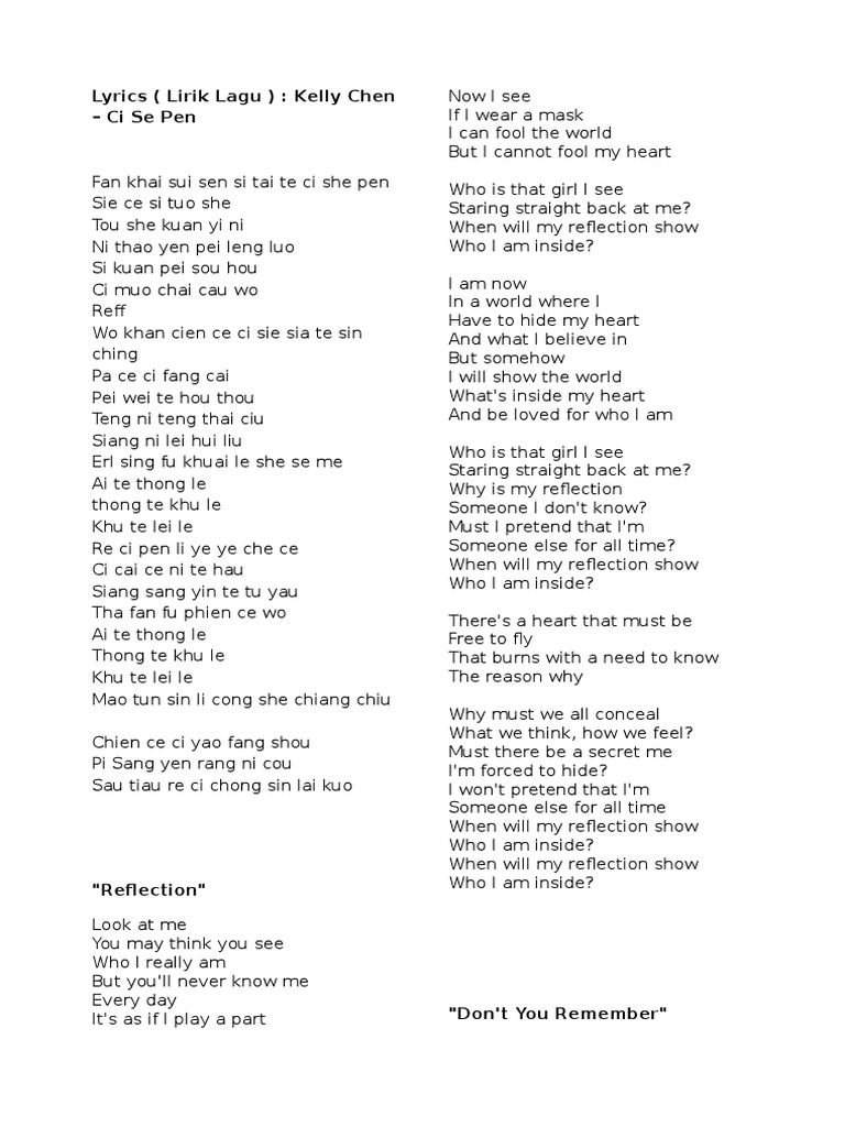 Lyrics | PDF | Musical Forms | Leisure