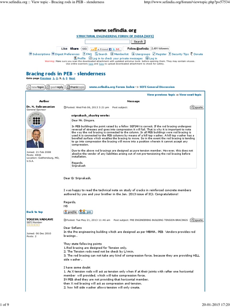 Peb Bracing | PDF | Truss | Beam (Structure)