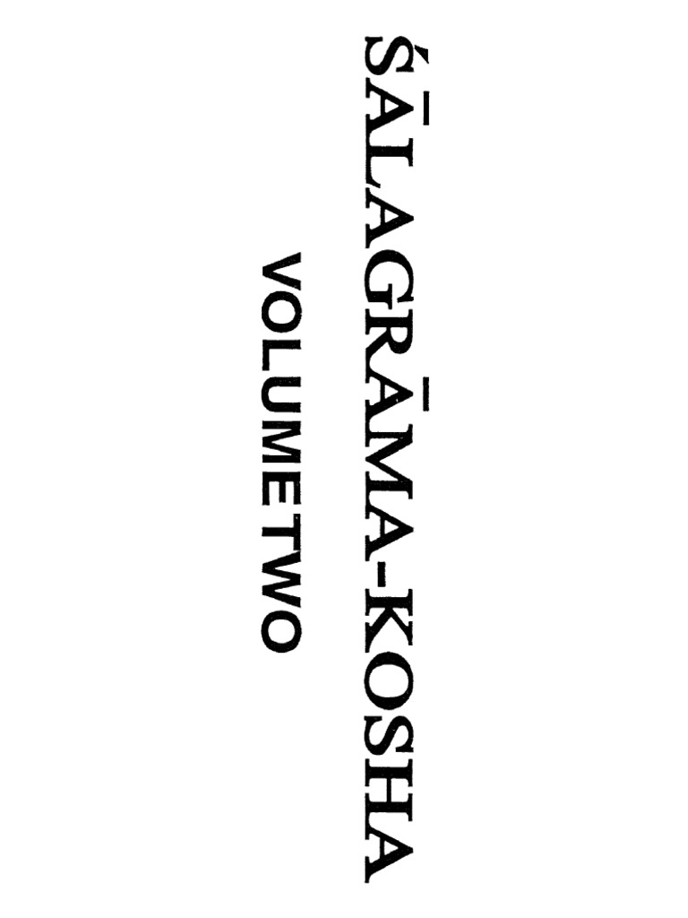 Saligrama Kosha | PDF