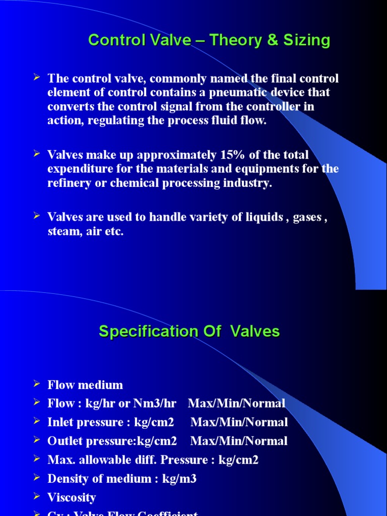 Control Valve | PDF | Valve | Actuator