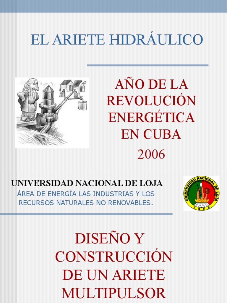 El Ariete Hidráulcio | PDF | Bomba | Líquidos