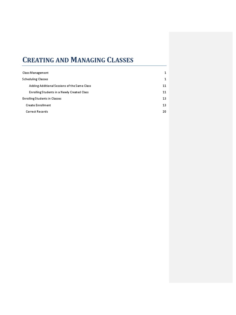 Creating and Managing Classes | PDF | Hyperlink | Classroom