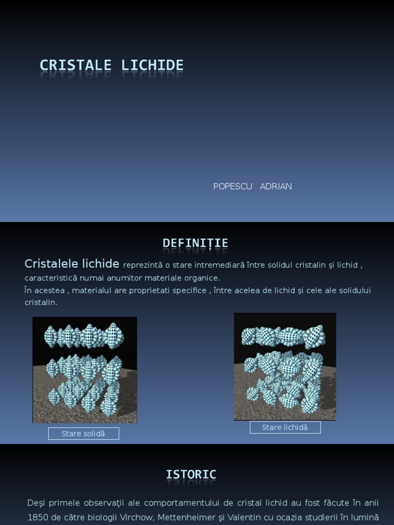 Cristale Lichide | PDF