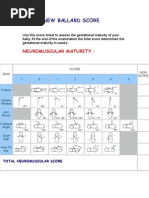 Ballard Score Guide for Nursing Students | PDF