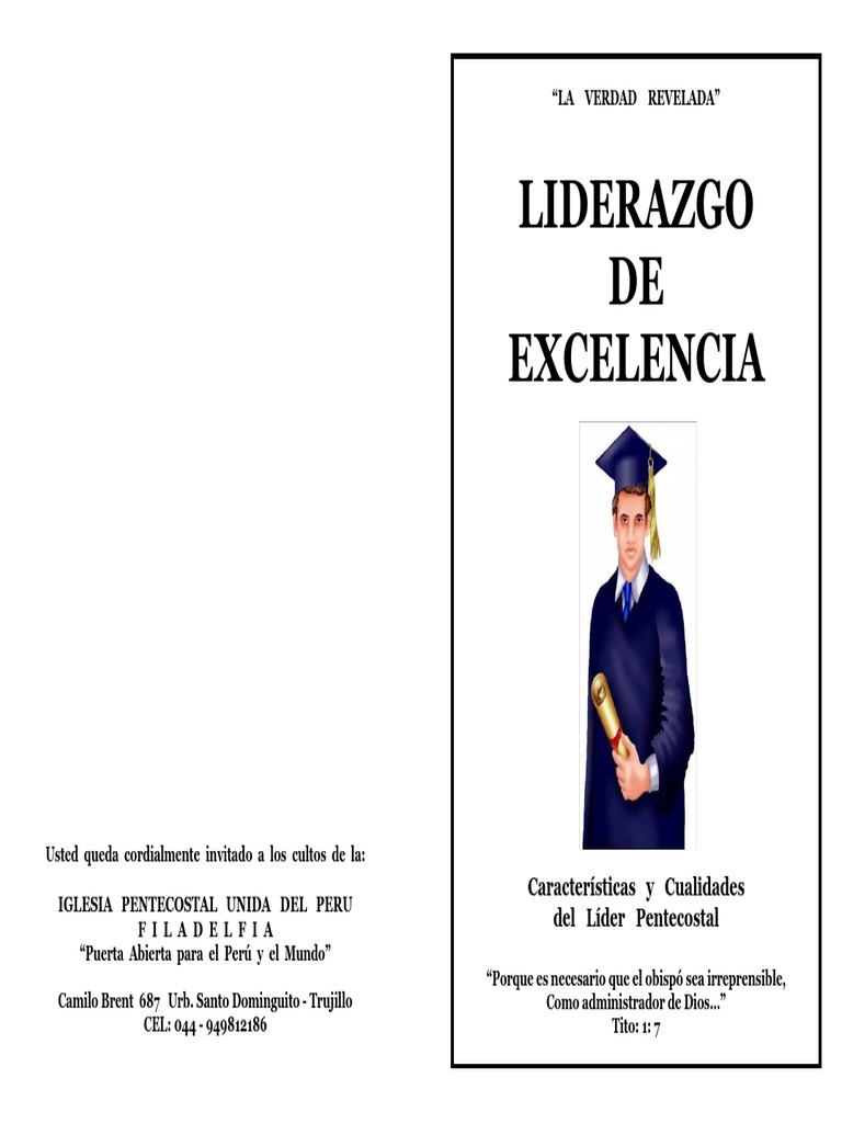 Liderazgo de Excelencia | PDF | espíritu Santo | Liderazgo
