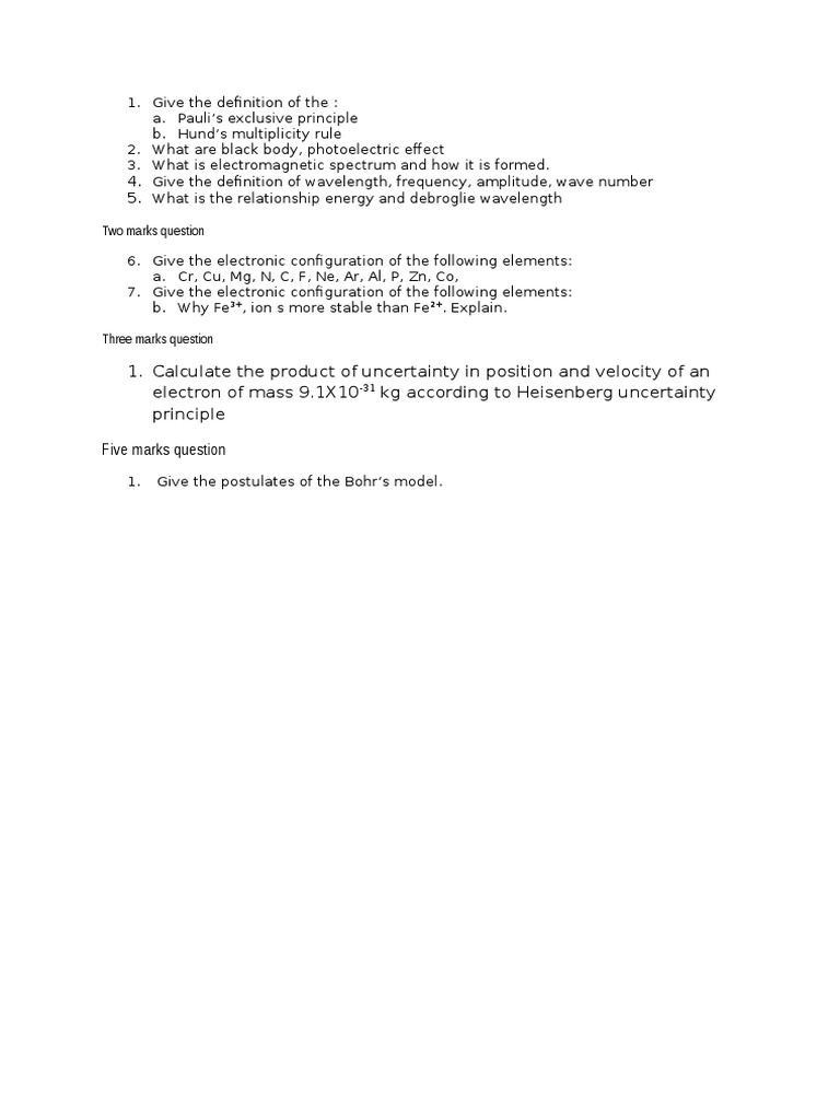 Bohr's Frequency Rule and Related Concepts | PDF