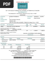 Gmail - Your Invoice For Purchase at Croma PDF | PDF | Invoice ...