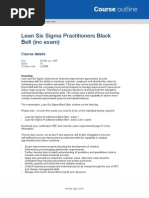 Lean Six Sigma Yellow Belt Project Examples | PDF | Six Sigma | Energy ...