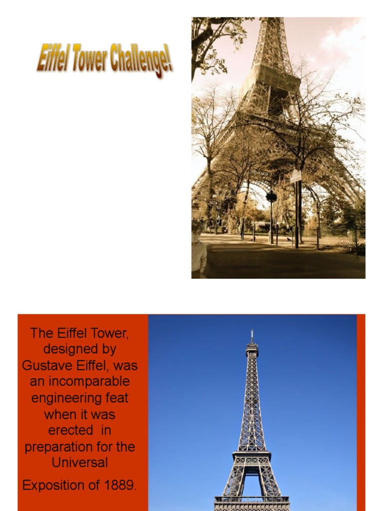 Eiffel Tower Geometry Project | PDF