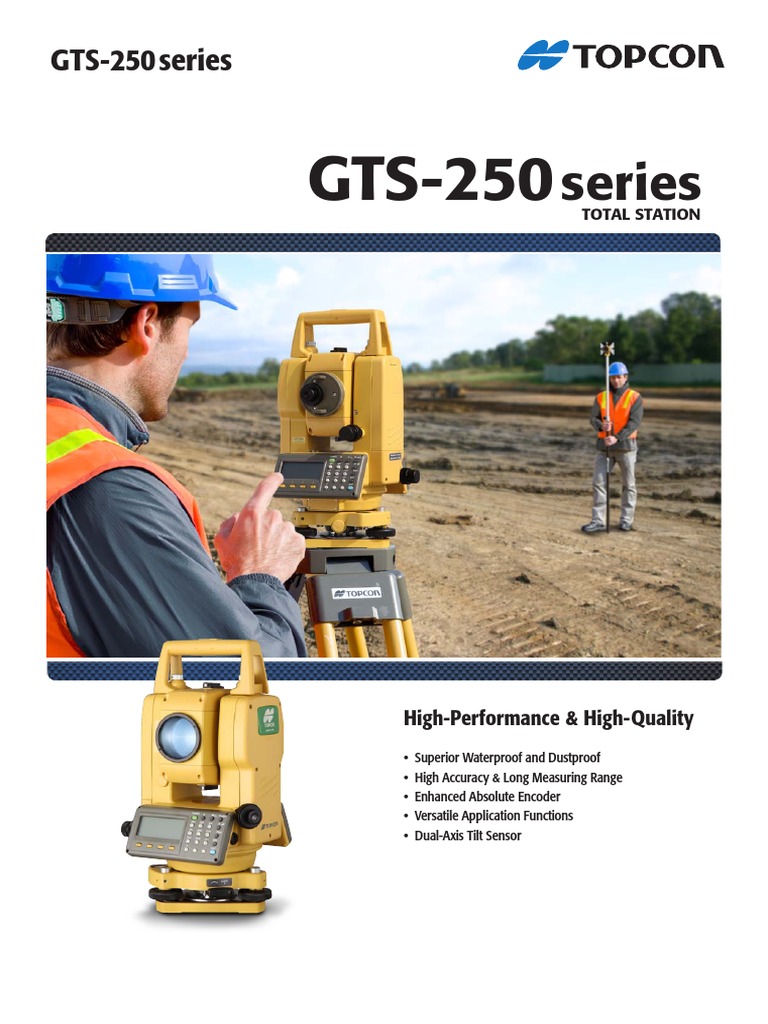 Topcon GTS 255 Estacion | PDF