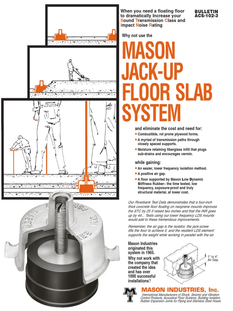 Acs102v3 Floating Floor | PDF | Concrete | Wall
