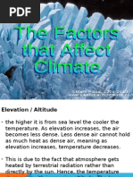 Understanding Climate vs. Weather Factors | PDF | Weather | Atmosphere ...