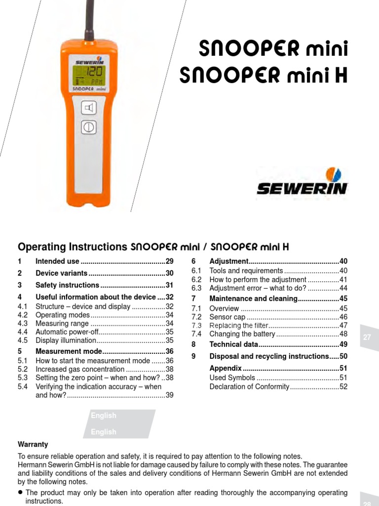 Snooper MiniSNOOPER Mini | PDF | Pipeline Transport | Battery (Electricity)