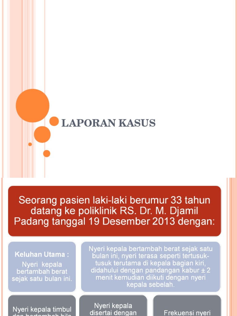 Laporan Kasus Cephalgia | PDF