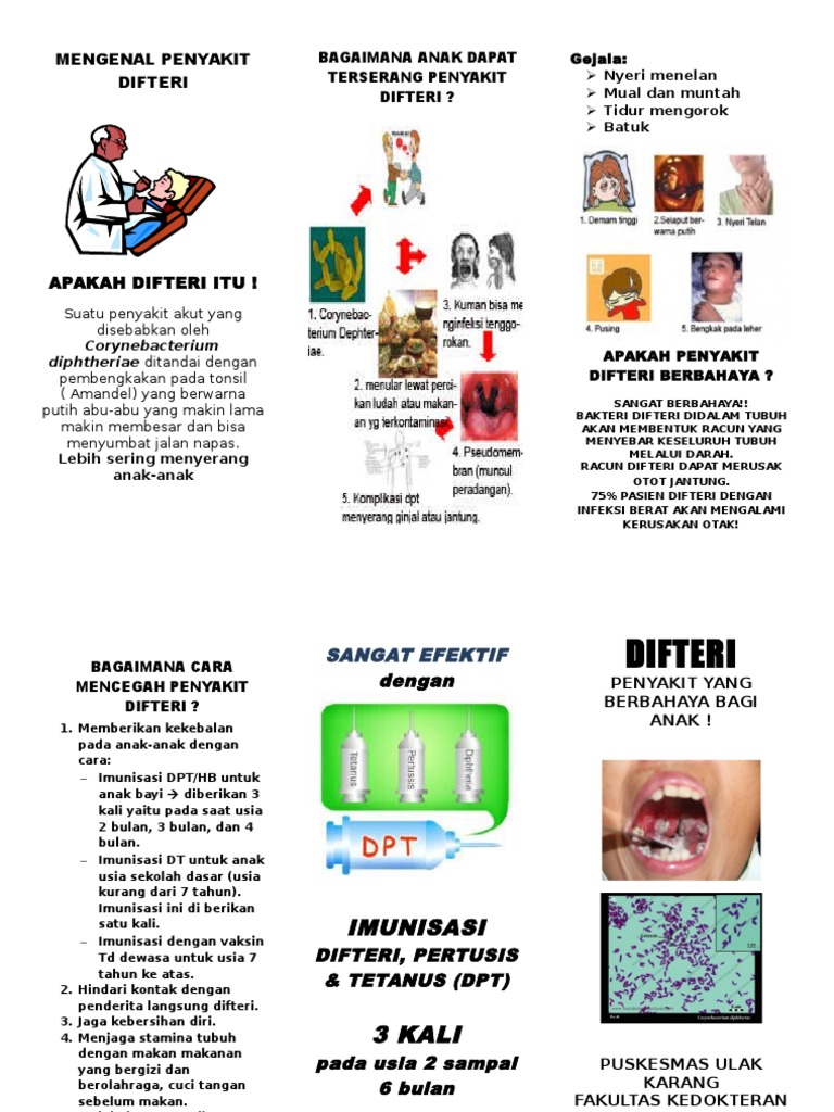 Difteri Leaflet | PDF