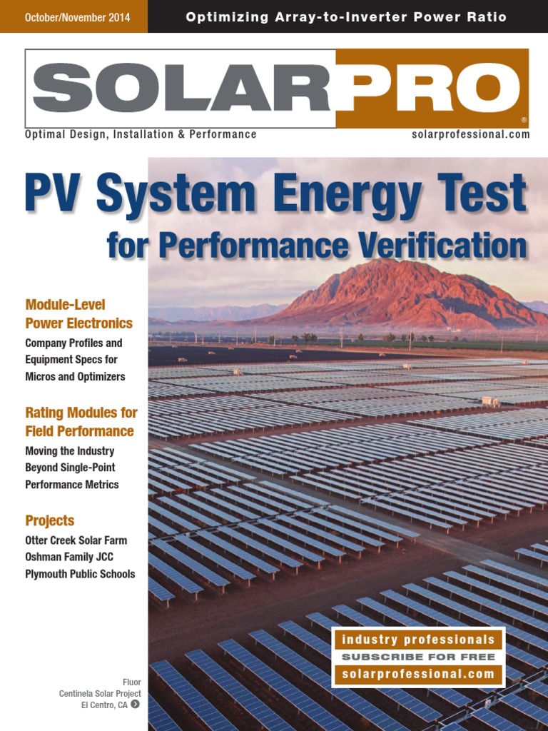 SolarPro 7.6 | PDF | Photovoltaics | Photovoltaic System