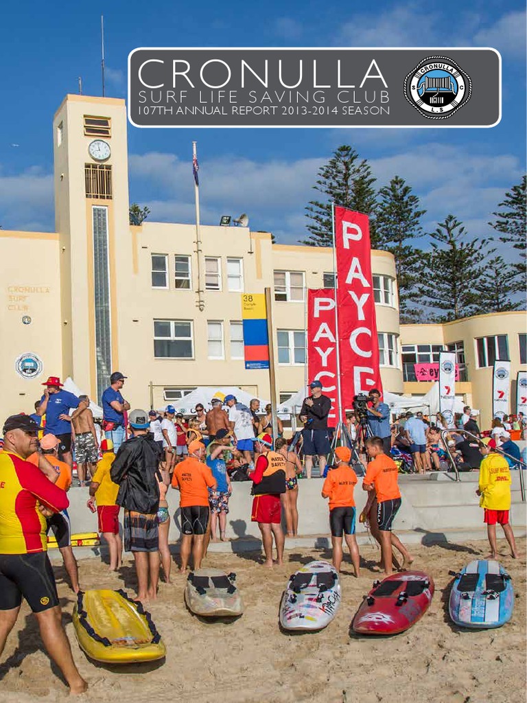 Cronulla SLSC 107th Annual Report 2013 14 1 | PDF | Water Sports ...