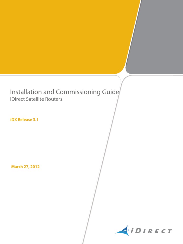 Idirect 13 Installation Guide iDX 3-1 PDF | PDF | Ip Address | Internet ...