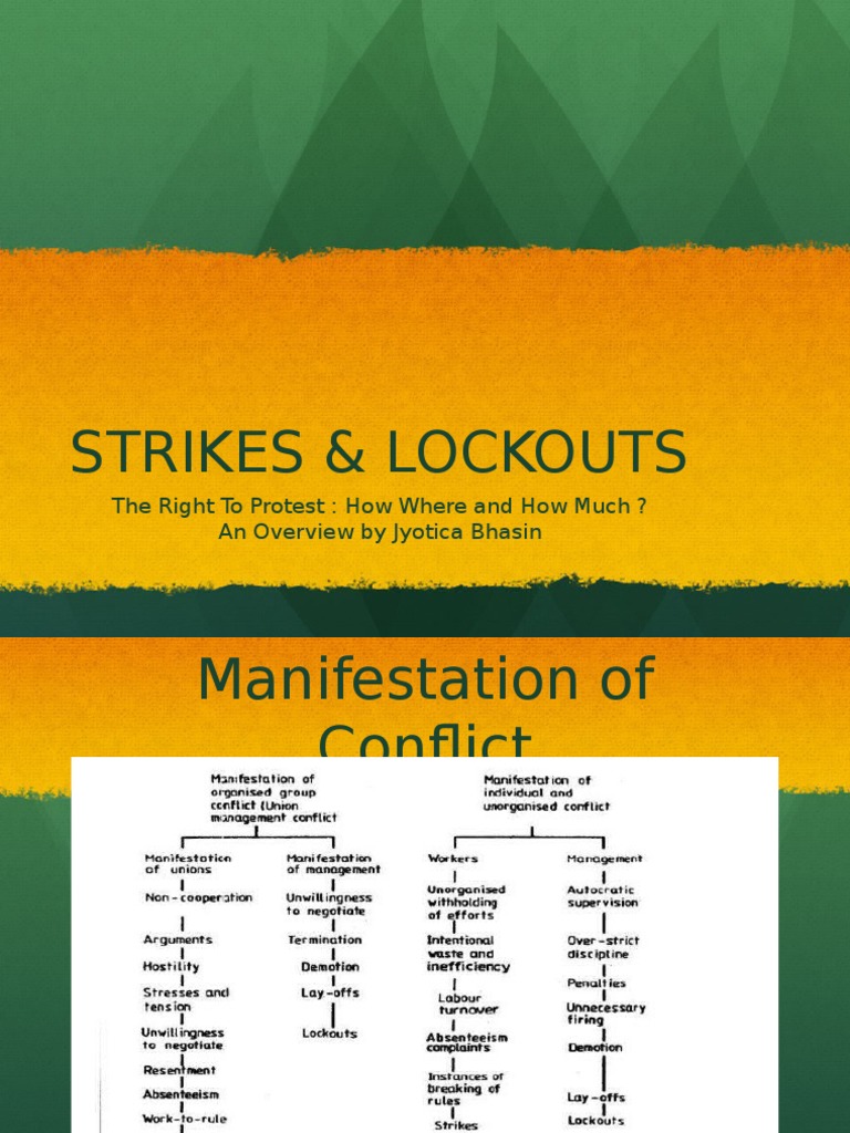 Strikes | PDF | Lockout (Industry) | Strike Action