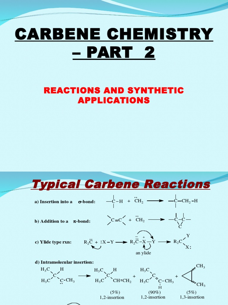CARBENEs | Carbon Compounds | Inorganic Chemistry