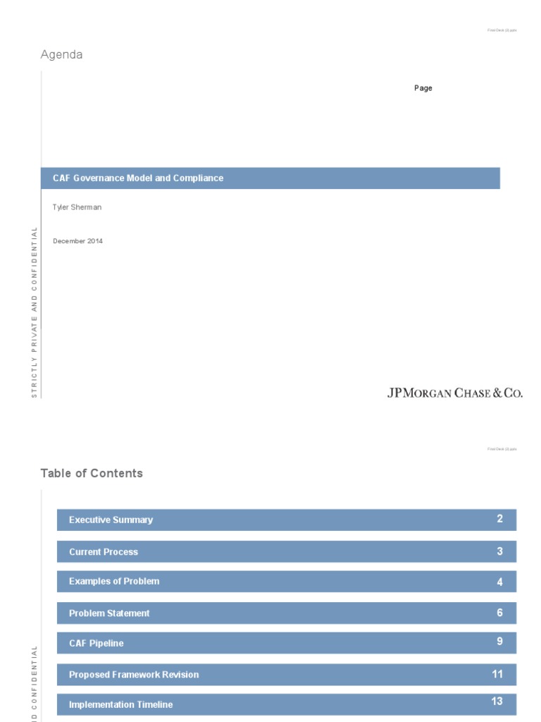 CAF Governance Model Overview | PDF | Governance | Infrastructure