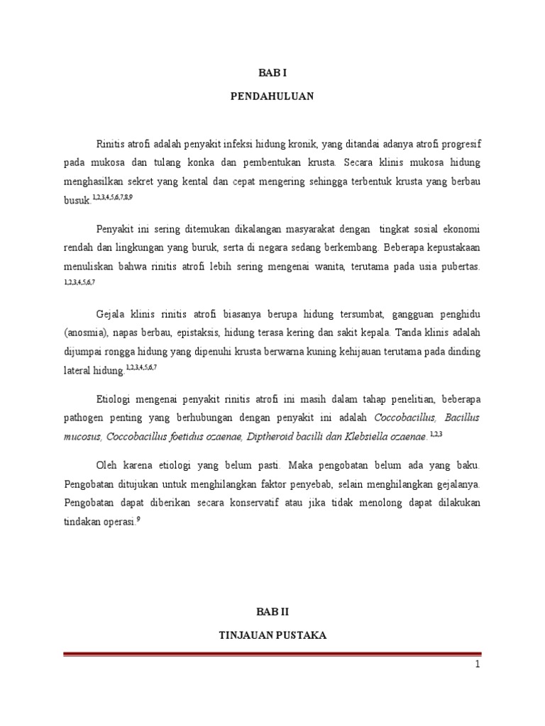 OZAENA | PDF | Kesehatan Holistik