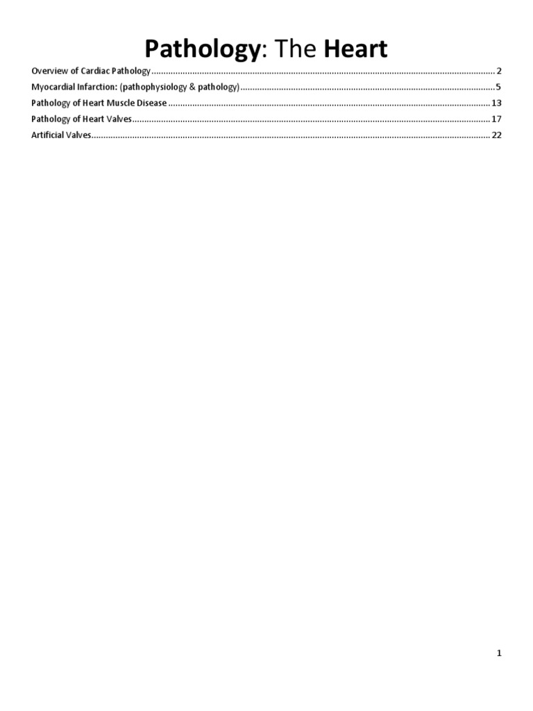 Heart - Pathology | PDF | Heart Valve | Coronary Circulation